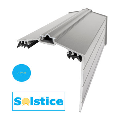 Solstice Capex 70mm Gable End Finishing Profile and Rafter Gasket 3m Grey