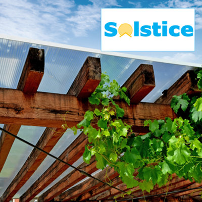 Solstice Multiwall Polycarbonate Sheet Clear 2500mm x 900mm x 25mm