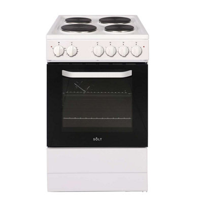 Solt ASCC50W - White Electric Cooker - 62L Single Oven - A Energy
