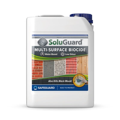 Soluguard Multi Surface Biocide (5L) Fungi, Mould & Algae Cleaner on ...
