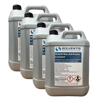 SOLVENTIS C2230 Blue Antifreeze Concentrate BS6580 SAE J1034 4x5L