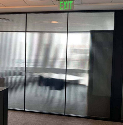SOLYX 1 " Ultragreen Reeded Glass Textured Window Film (L) 1M (W) 762MM