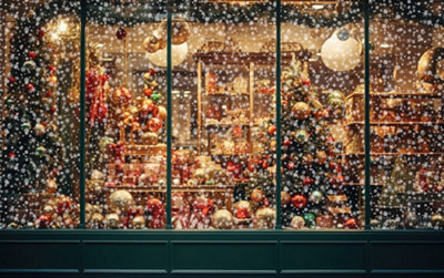 SOLYX Snowfall Festive Decorative Window Film W (91.44CM)