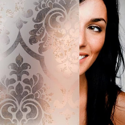 SOLYX Textured Terracotta textured Window Film (L) 1M (W) 74cm
