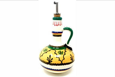 Sombrero Hand Painted Pattern Kitchen Dining Large Oil Drizzler 700ml ...