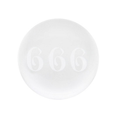 Something Different 666 Angel Number Crystal Ball Clear (One Size)