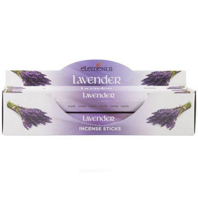 Something Different Elements Incense Stick 6 Pack Display Set Lavender ...