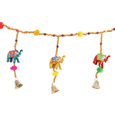 Something Different Elephant Garland Multicoloured (One Size) | DIY at B&Q