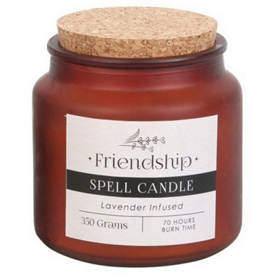 Something Different Friendship Lavender Spell Candle White (One Size) | DIY at B&Q