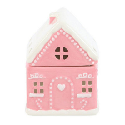 Something Different Gingerbread House Oil Burner Pink (One Size)