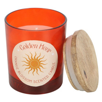 Something Different Golden Hour Orange Blossom Scented Candle Orange ...