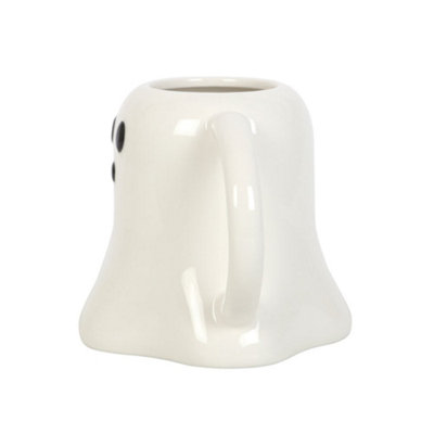 Something Different Hey Boo Ghost Mug White/Black (One Size)