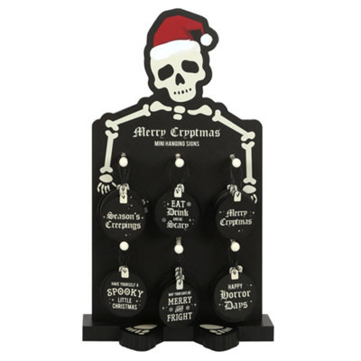 Something Different Merry Cryptmas Mini Hanging Sign Set (Pack of 36 ...