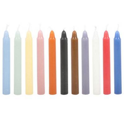 Something Different Mixed Spell Candles (Pack of 12) Multicoloured (One Size) | DIY at B&Q