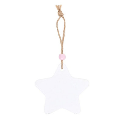 Something Different Mum Star Hanging Sentiment Sign White/Pink/Black ...