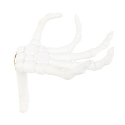 Something Different Skeleton Hand Wall Hook White (One Size) | DIY at B&Q