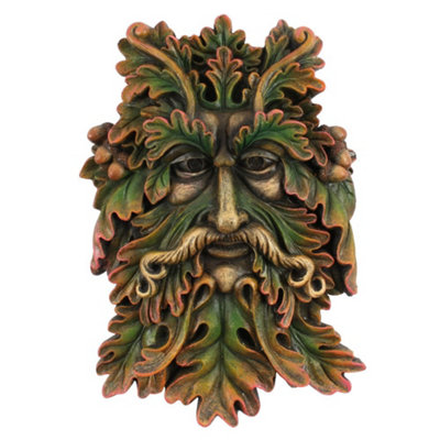 Something Different The Green Man Face Plaque Green (One Size)