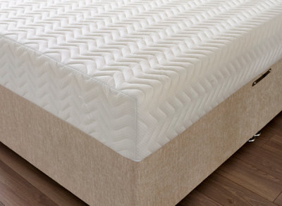 Somnior 15cm Deep Memory Foam Quilted Vacuum Roll Packed Mattress - Double