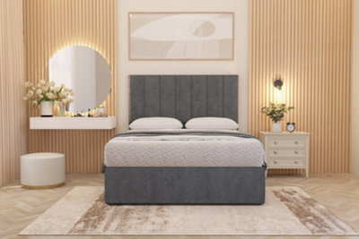 Somnior Austin Divan Bed Set with Midnight Pocket Sprung Mattress and ...