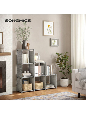 SONGMICS 9-Cube Drawer Organiser, Storage Unit With 9 Storage Boxes ...