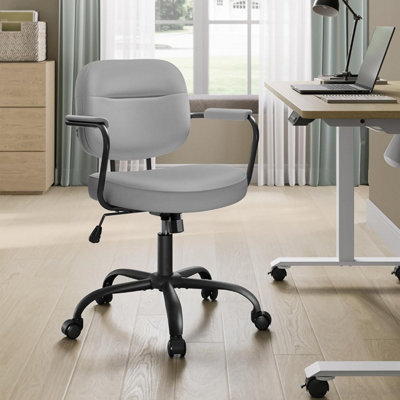 SONGMICS Ergonomic Office Chair, Swivel, Faux Leather, Individual ...
