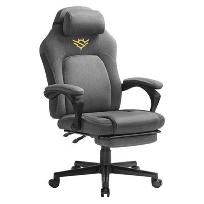 SONGMICS HOME Gaming Chair, Ergonomic Computer Chair with Footrest ...