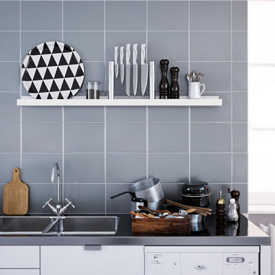 SONGMICS Single Floating Shelf, Long Wall Shelves Ledge, for Frames and ...