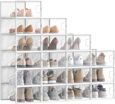 SONGMICS Storage Set, Large-Scale Shoe Organization System with ...