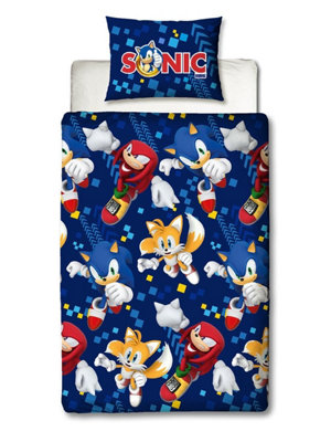 Sonic the Hedgehog Bounce Single Duvet Cover and Pillowcase Set