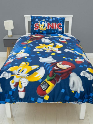 Sonic the Hedgehog Bounce Single Duvet Cover and Pillowcase Set