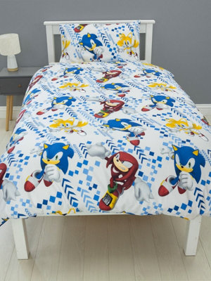 Sonic the Hedgehog Bounce Single Duvet Cover and Pillowcase Set