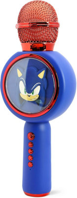Sonic The Hedgehog Karaoke Microphone and Wireless Speaker with LED Lights