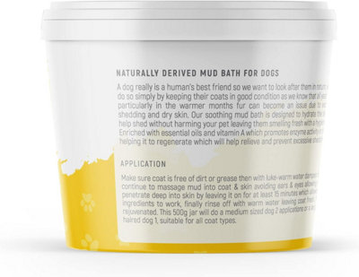 Soothing Mud Wash For Dogs,Enriched Vitamins, Natural Detoxing ...