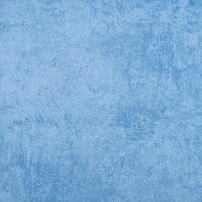 Sophie Laurence Distressed Plain Marble Effect Blue Metallic Sheen ...