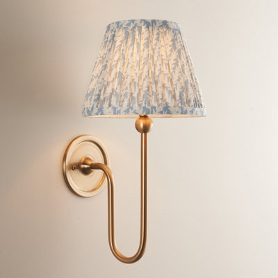 Sophisticated 2 Pack Dimmable Wall Lights in Aged Brass with Stylish ...