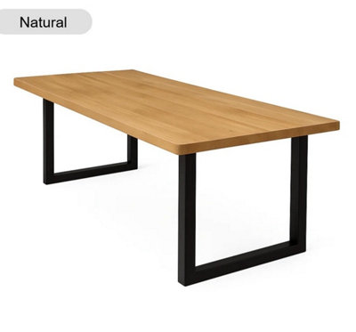 Sophisticated Oak Dining Table - Natural