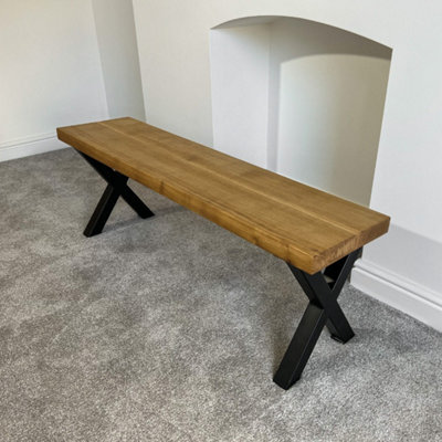 Sophisticated Oak Seating Bench - 170cm(L)