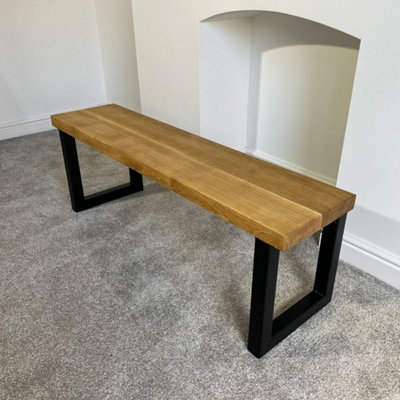 Sophisticated Oak Seating Bench