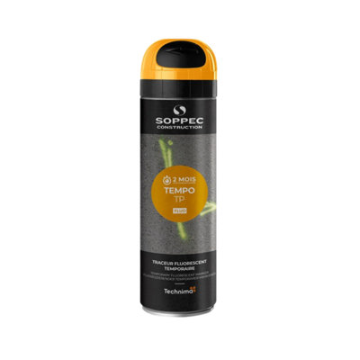 Soppec Orange Tempo TP Temporary Short Term Marking Survey Spray Paint ...