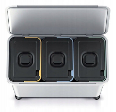 Sorting Waste Bin Modern Recycling Segregation Lidded Handle 7 Models ...