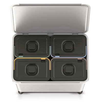 Sorting Waste Bin Modern Recycling Segregation Lidded Handle 7 Models ...