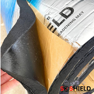 SOShield 30mm Boat and Van Sound Proofing Foam Mat, Foil Insulation ...