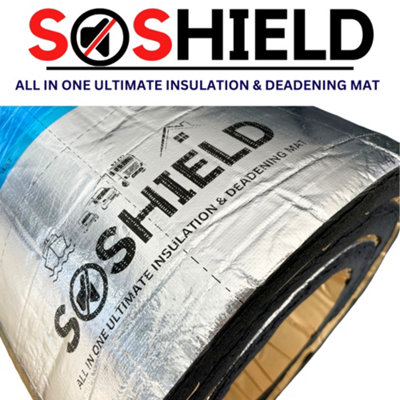 SOShield 30mm Boat and Van Sound Proofing Foam Mat, Foil Insulation ...