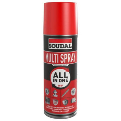 Soudal Multispray GG 200ml 8 in 1 Universal Maintenance Spray with ...