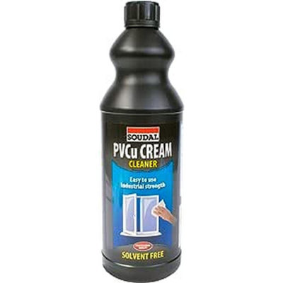 Soudal PVCu Cream Cleaner - 1L - Solvent Free | DIY at B&Q