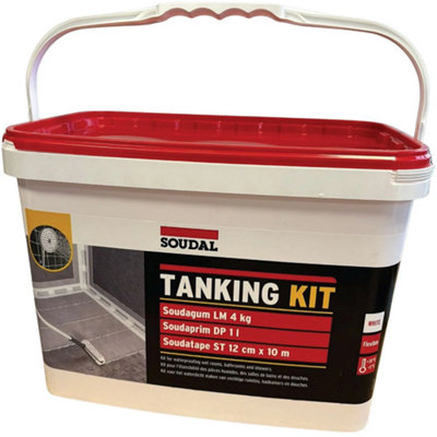 SOUDAL TANKING KIT FOR WET ROOM FLOORS