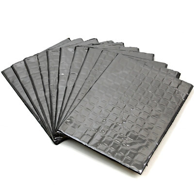 Sound Deadening Proofing Mat 10pcs Butyl Car/Van Vibration Damping