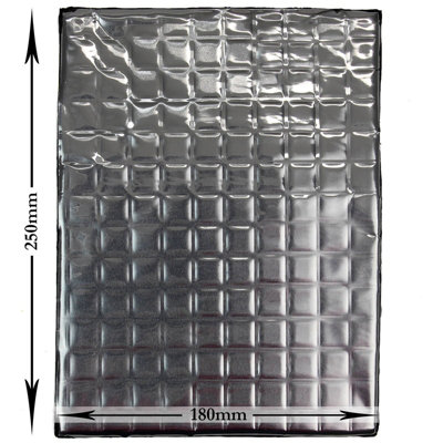 Sound Deadening Proofing Mat 10pcs Butyl Car/Van Vibration Damping