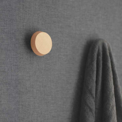 Southbourne Wooden Beech Bathroom Door Dressing Gown Robe Towel Hook Hanger