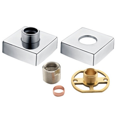SP Shower Bar Valve Bracket Set (Pack of 5) Silver/Gold (One Size)